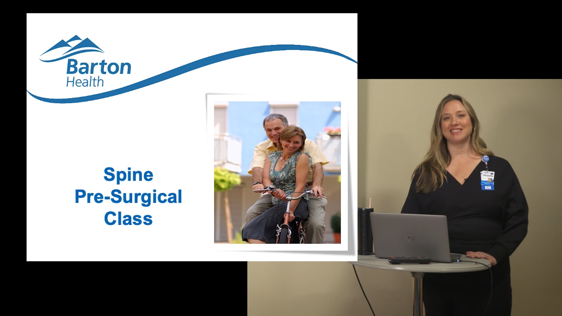 Barton Health Spine Pre-Surgical Class