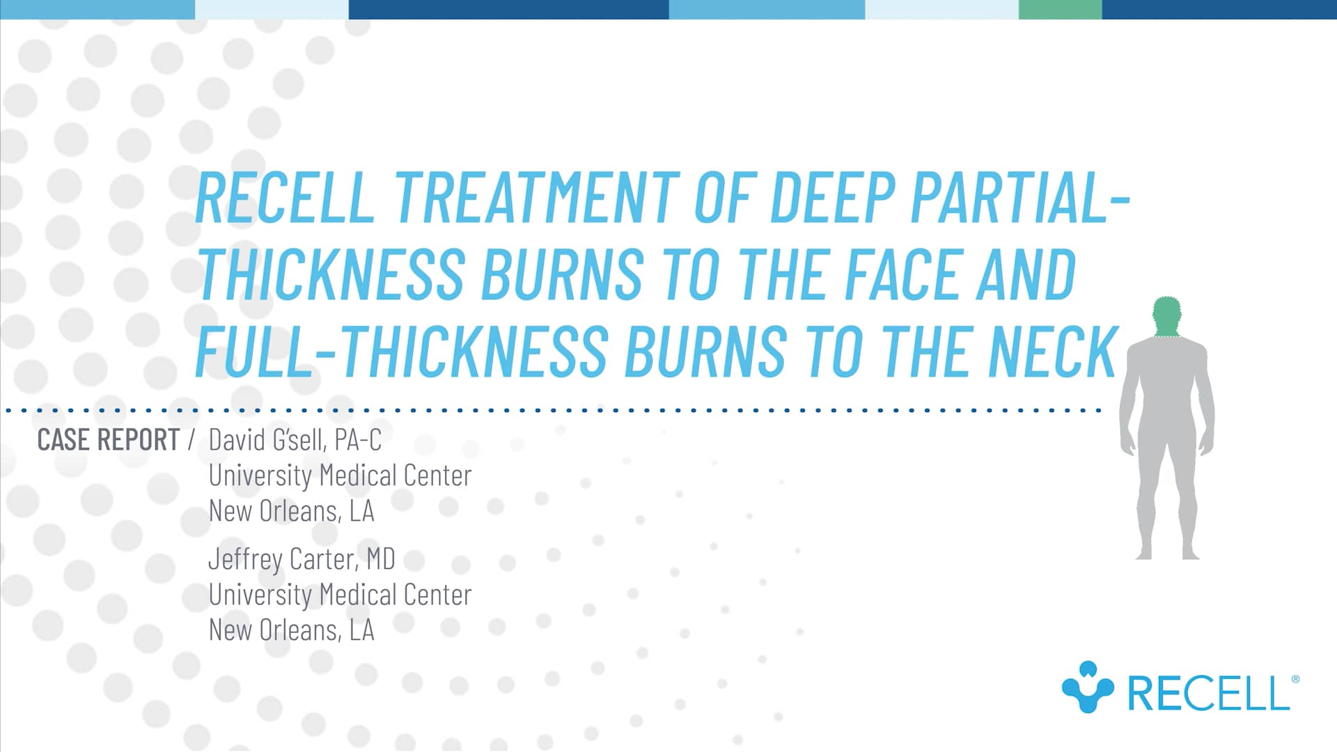 David G’Sell Talks about RECELL Spray-On SkinTM Cells – 20% TBSA mixed ...