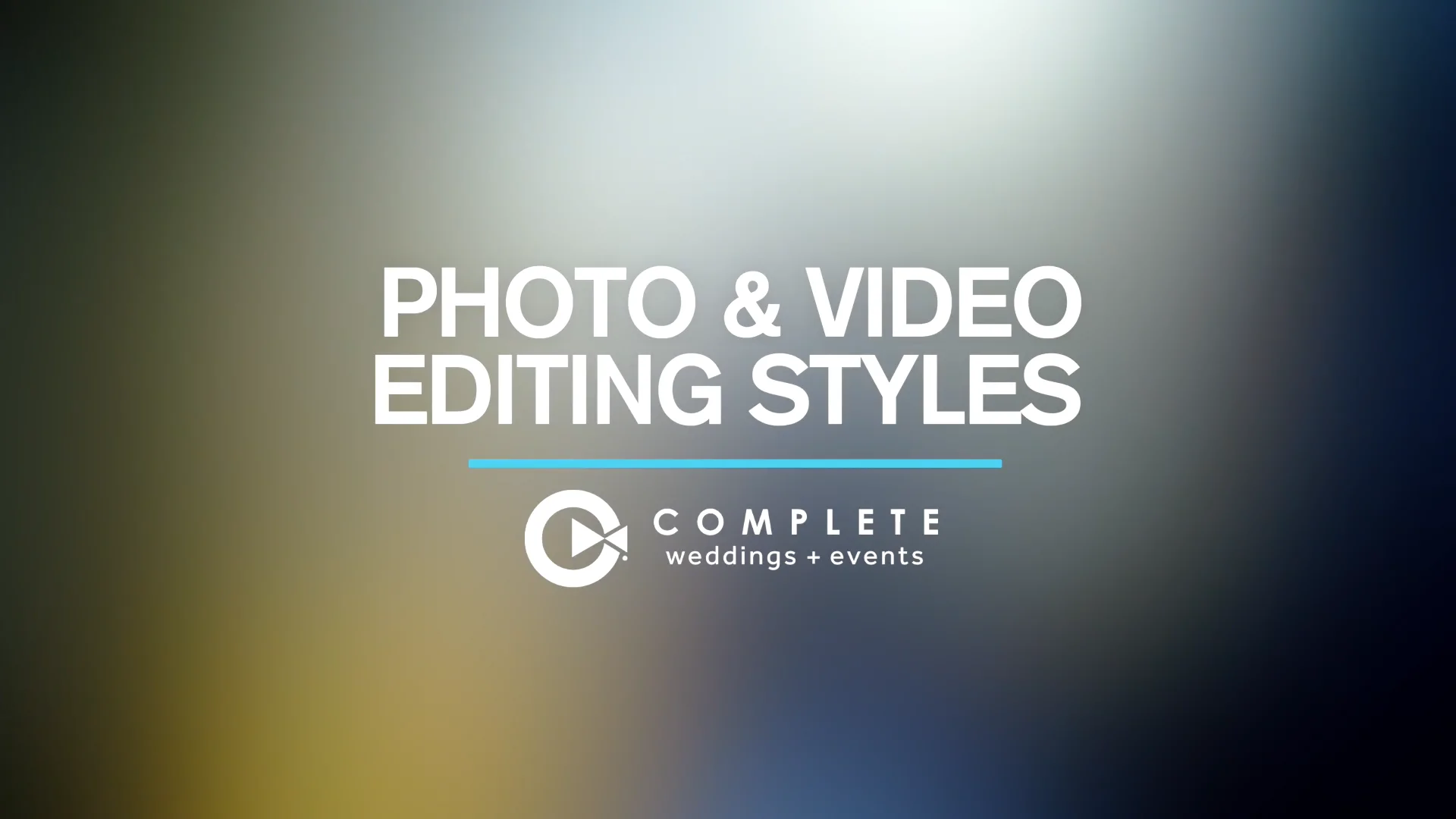 Photo & Video Editing Styles