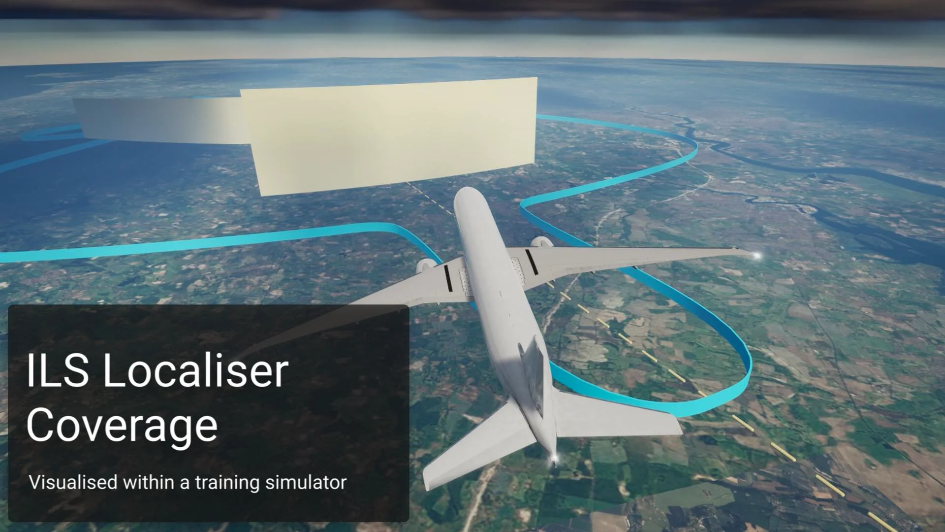 ILS localiser coverage visualised on Vimeo