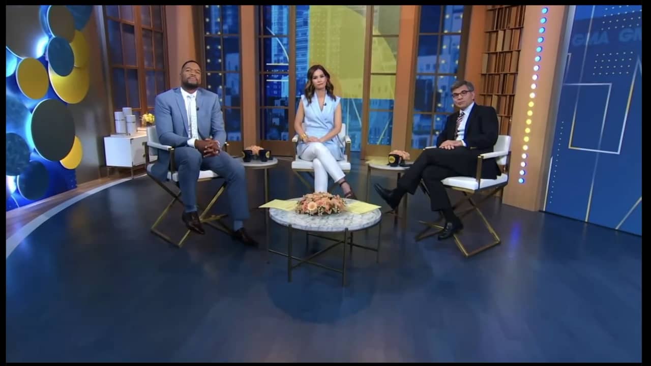 Good Morning America 5/12/23 - Sam Aronson and Homeira Qaderi - The ...