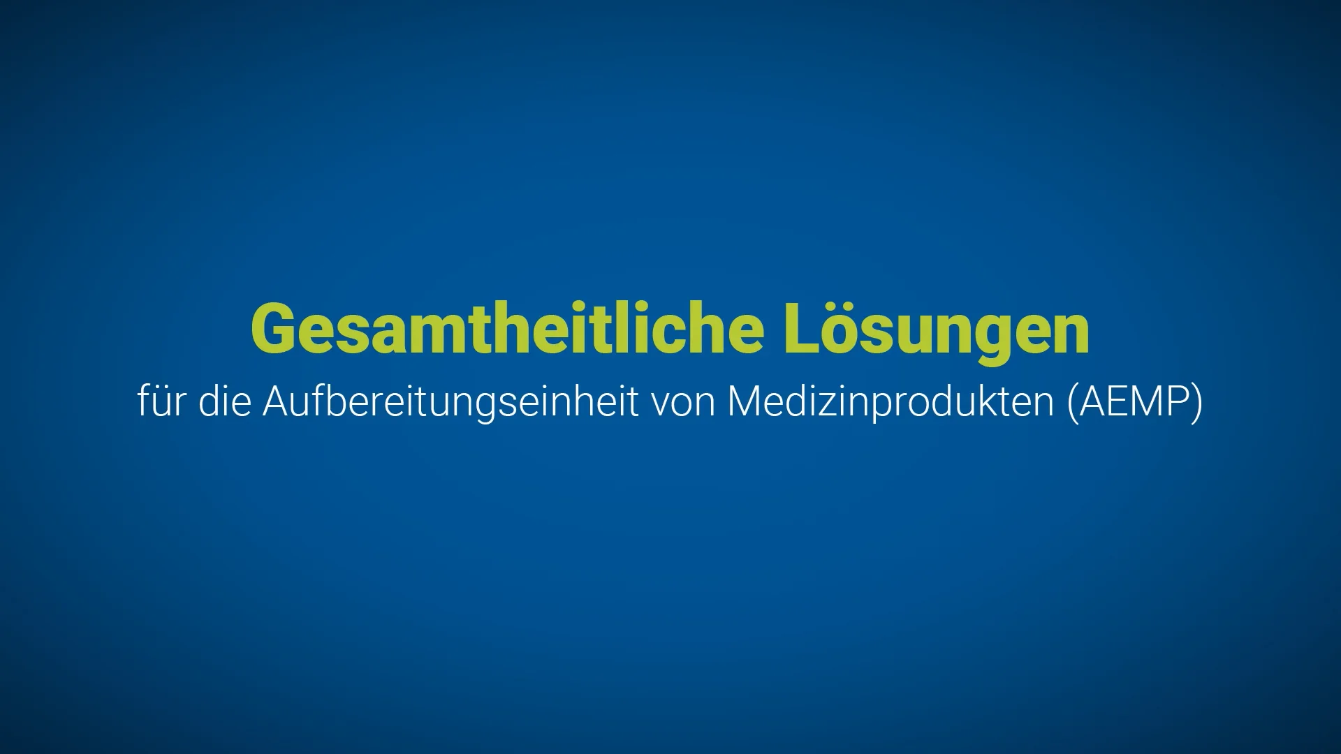 Gesamtheitliche Lösungen für die Aufbereitungseinheit von ...