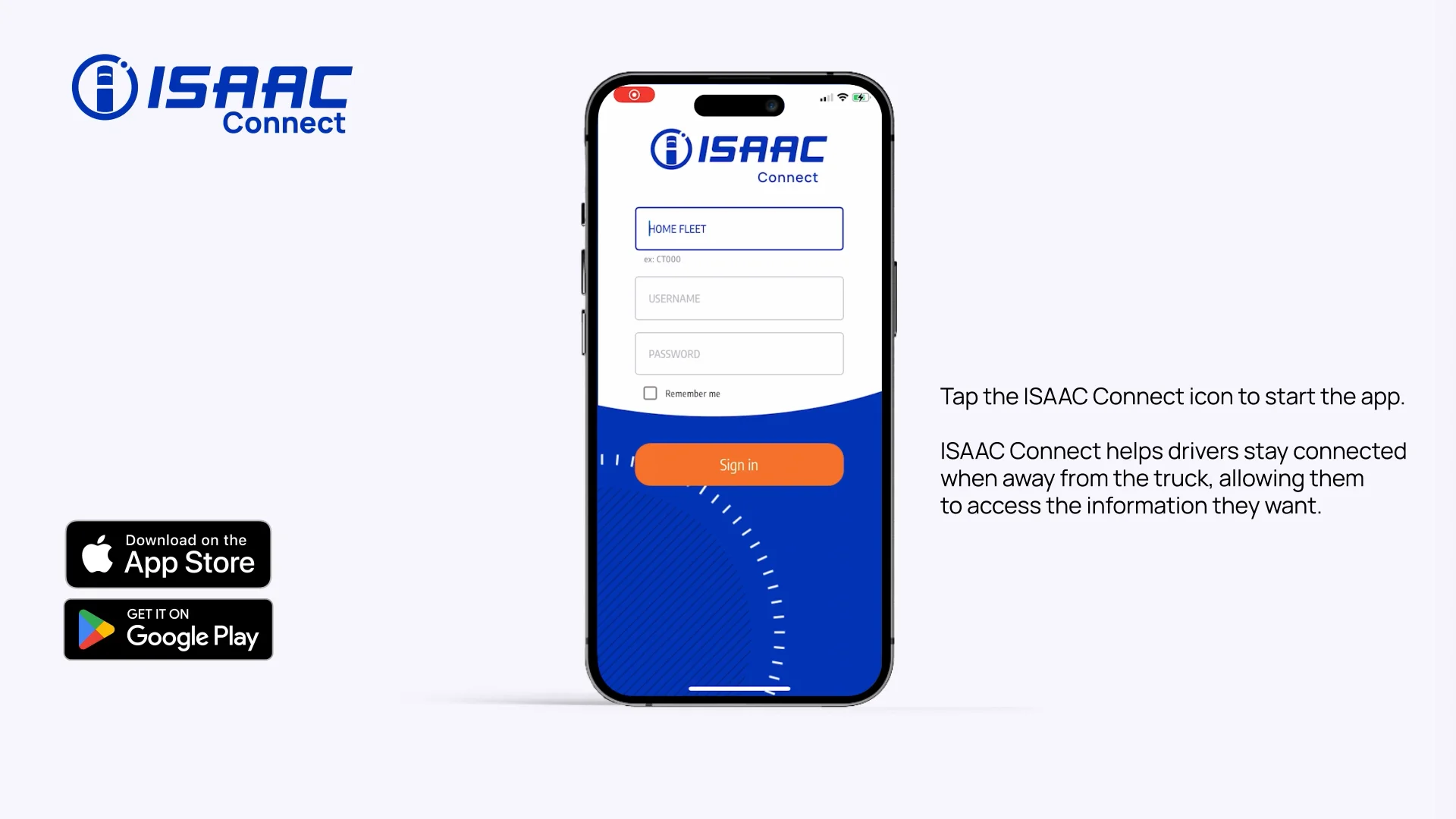 ISAAC Connect Driver Mobile App Demo on Vimeo