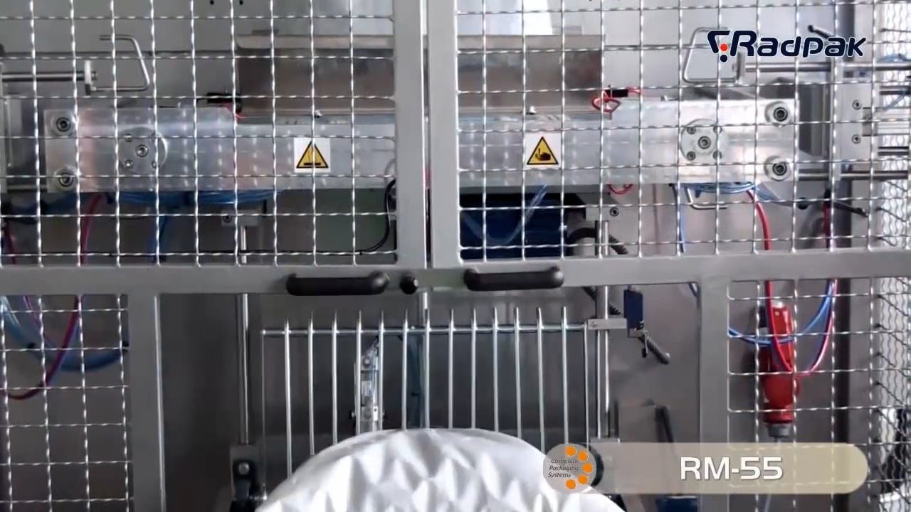 RM-55 RADPAK - CARBON - VFF&S packaging machine RM-55 with RW-02 linear ...