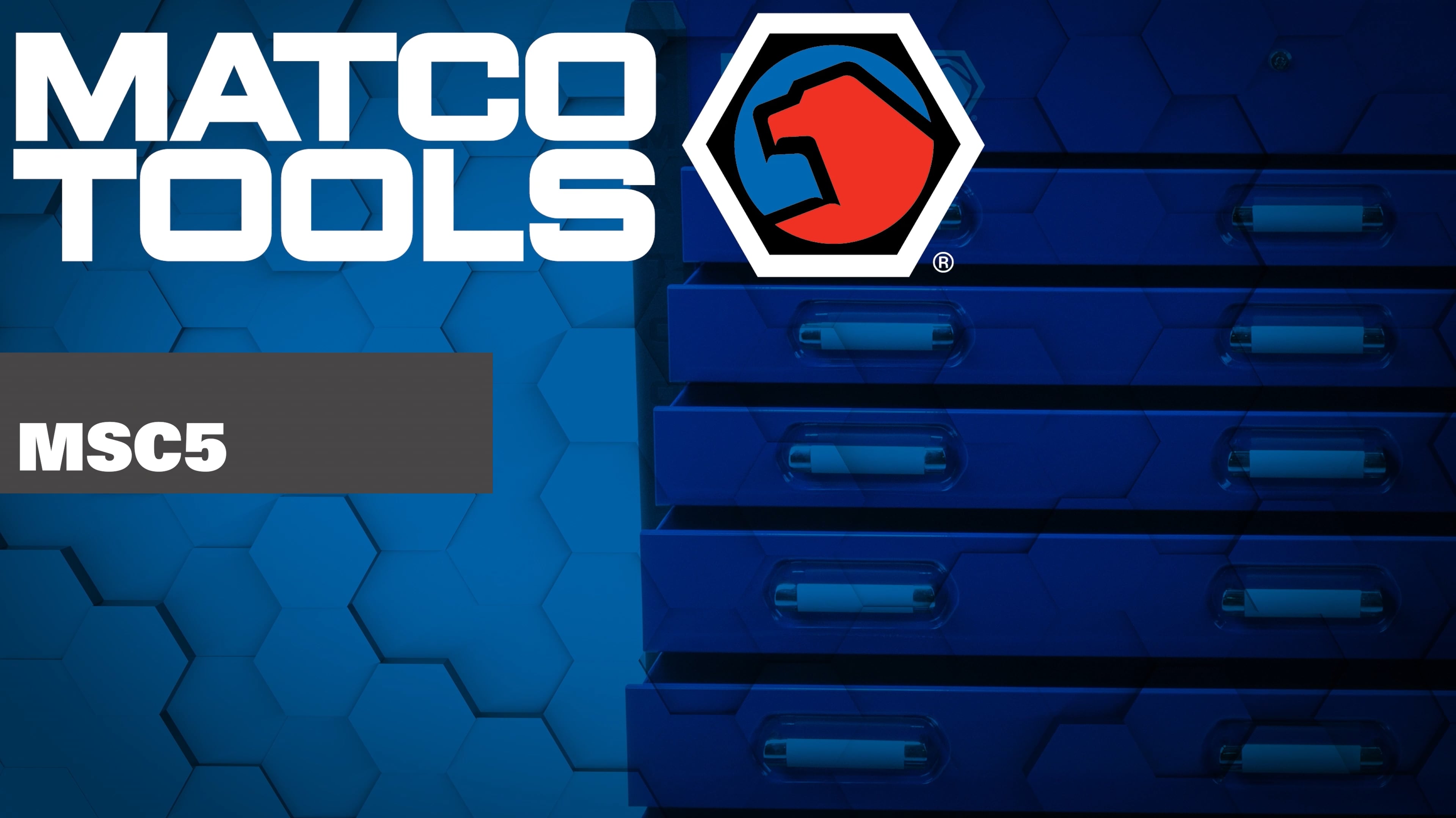 Step Up Your Storage with the Matco MSC5 Power Tool Cart on Vimeo