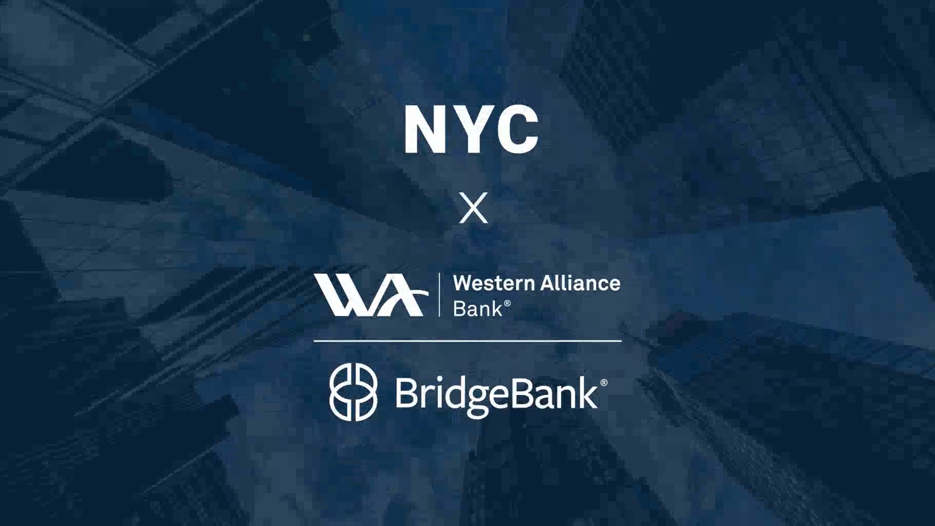 Western Alliance Bank and Bridge Bank NYC Spring Mixer on Vimeo