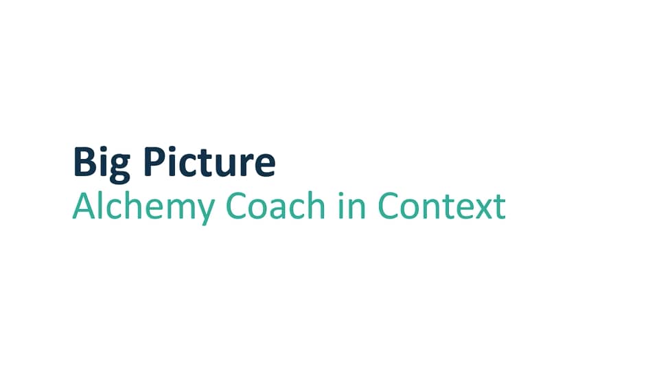 Big Picture: Alchemy Coach in Context on Vimeo