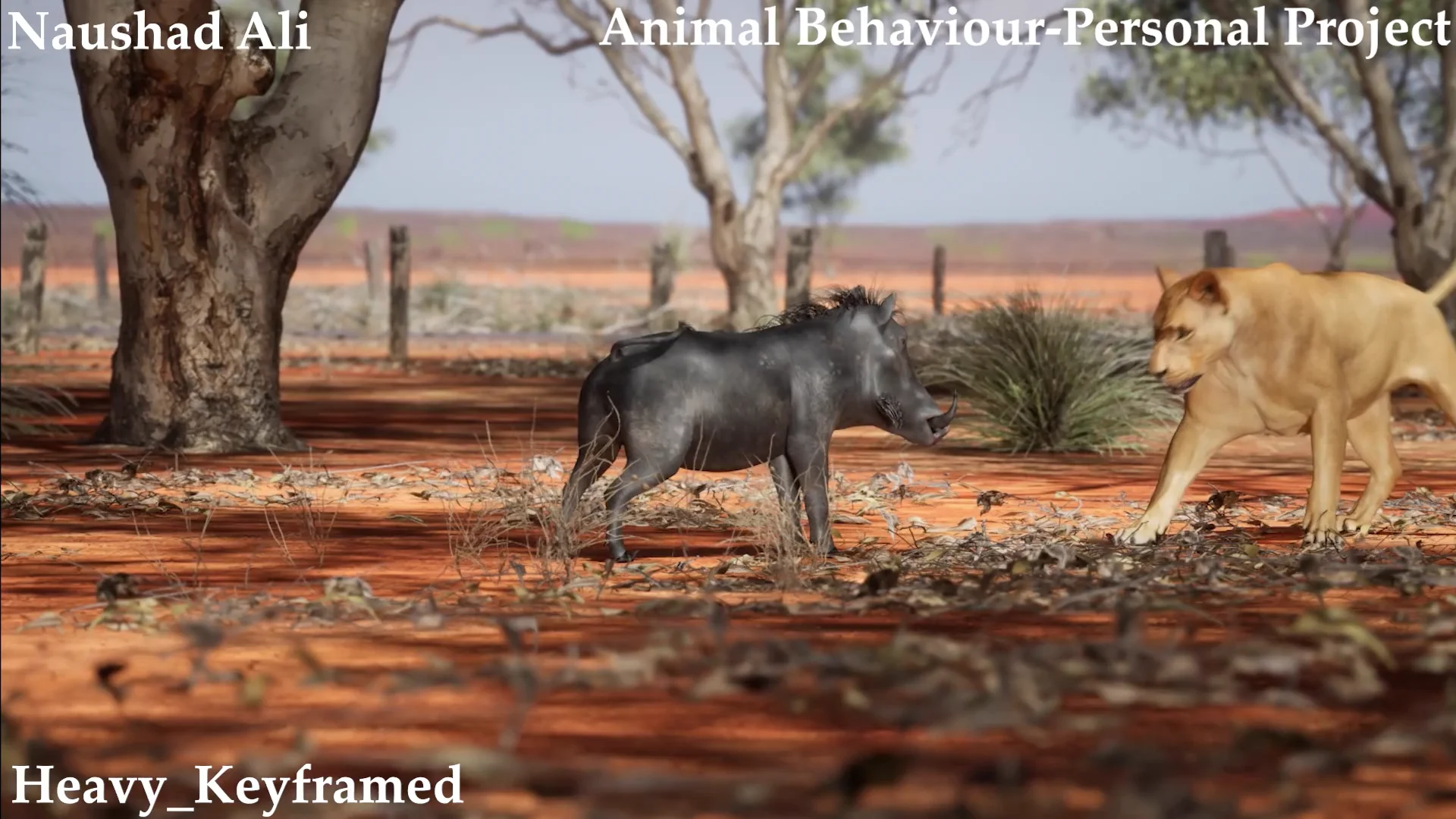 Warthog Trying To Attack On Lioness on Vimeo