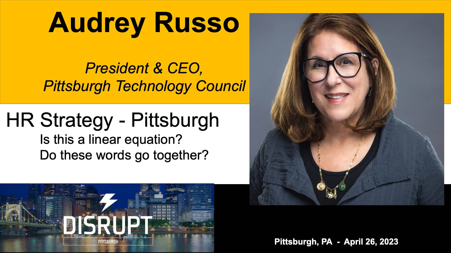 HR Strategy — Pittsburgh. Do These Words Go Together? | Audrey Russo ...