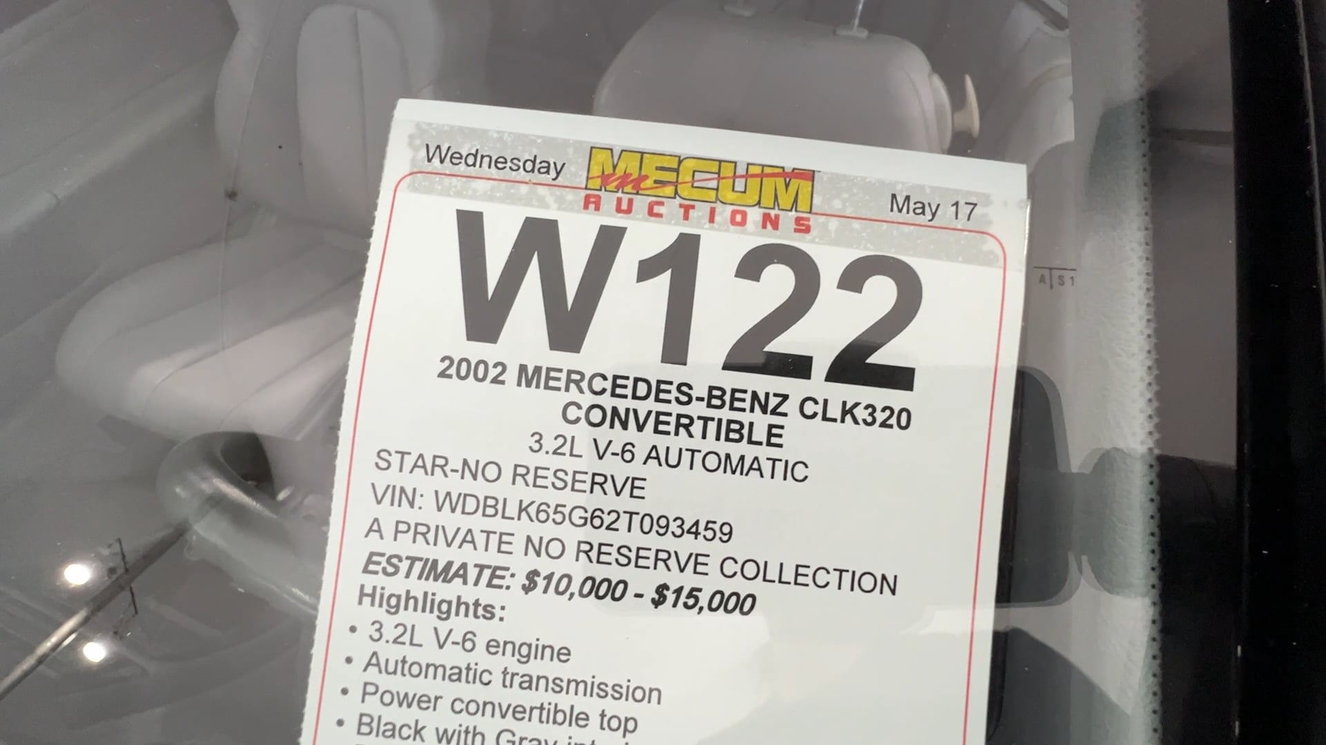 W122 - 2002 Mercedes-Benz CLK320 Convertible on Vimeo