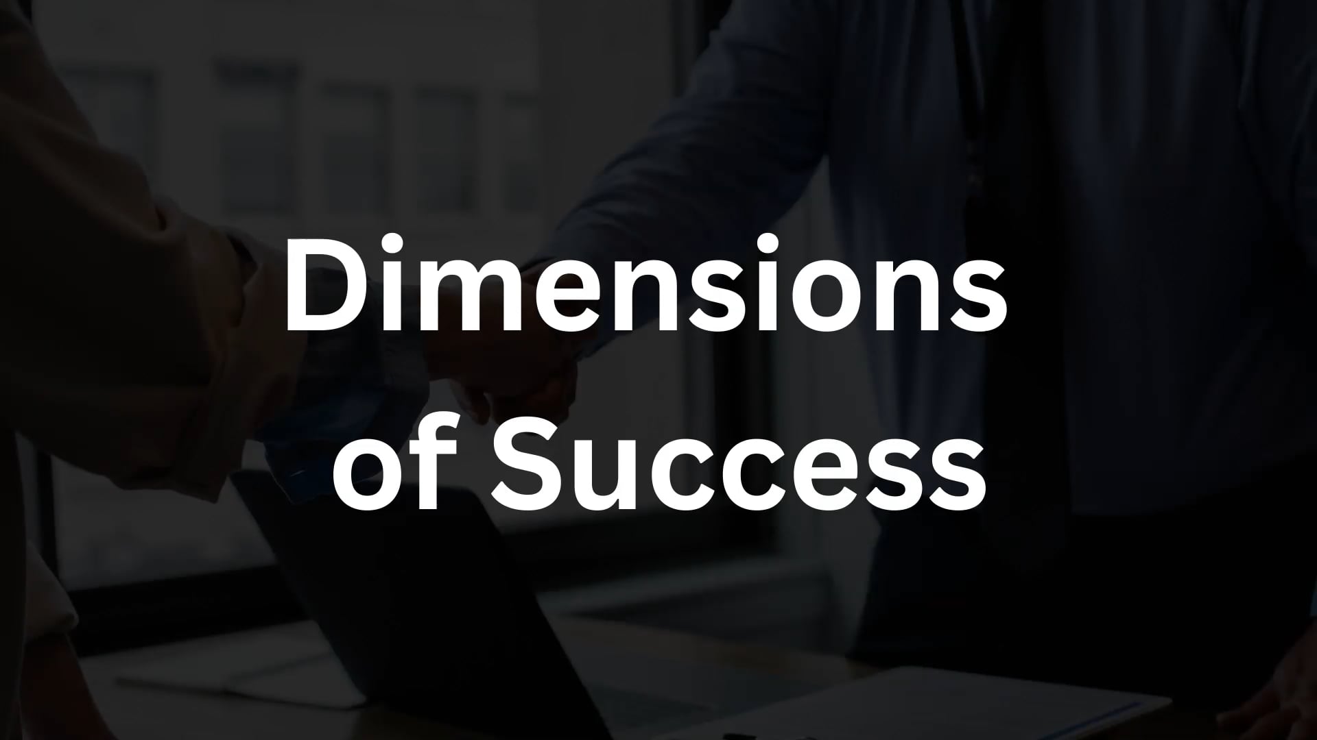 4.2 - Dimensions of Success on Vimeo