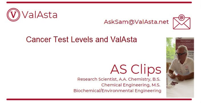 AS CANCER TEST LEVELS & VALASTA on Vimeo