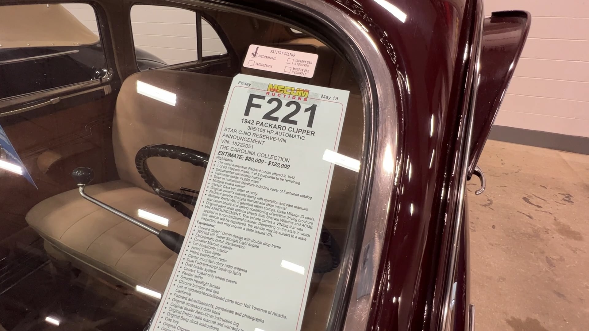 F221 - 1942 Packard Clipper on Vimeo