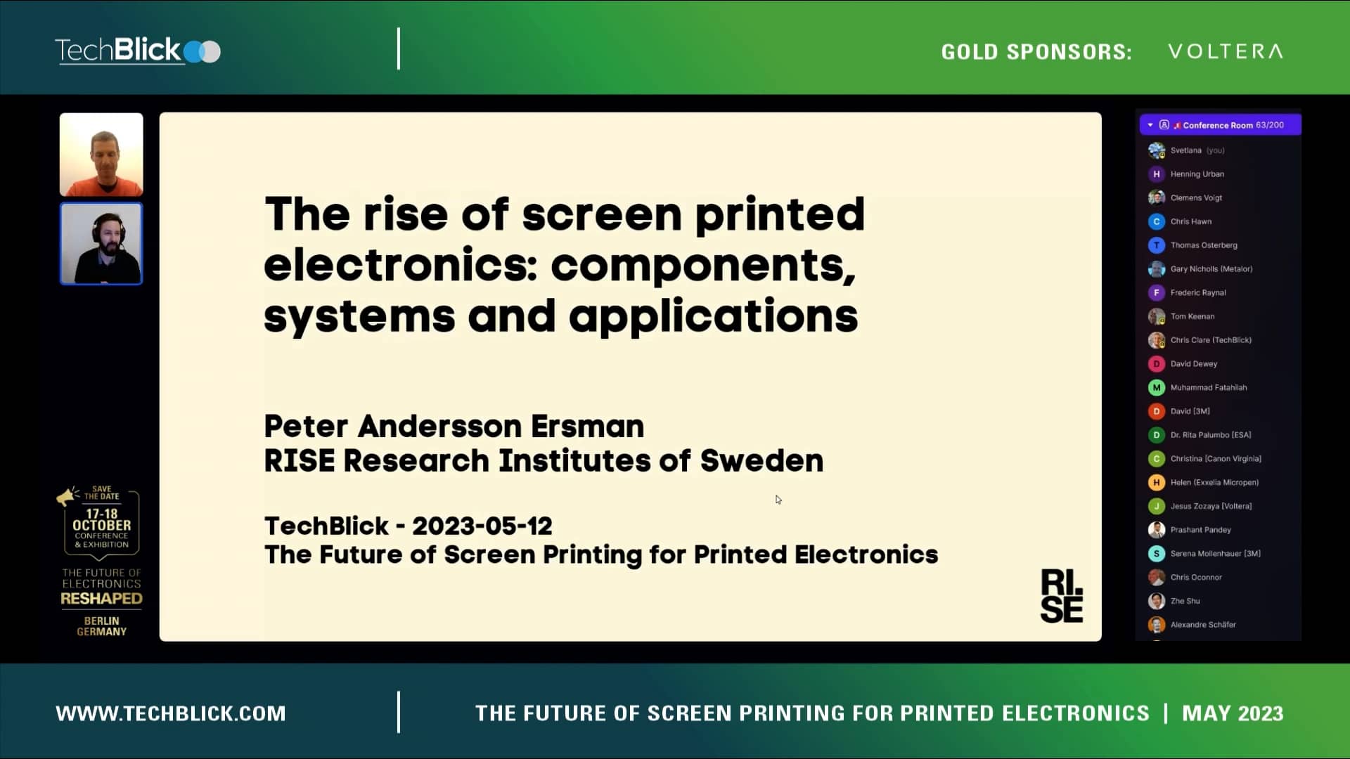 Rise Research Institute Of Sweden | The rise of screen printed ...