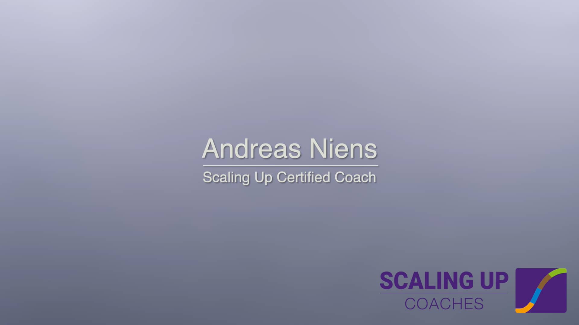 Andreas Niens profile video on Vimeo