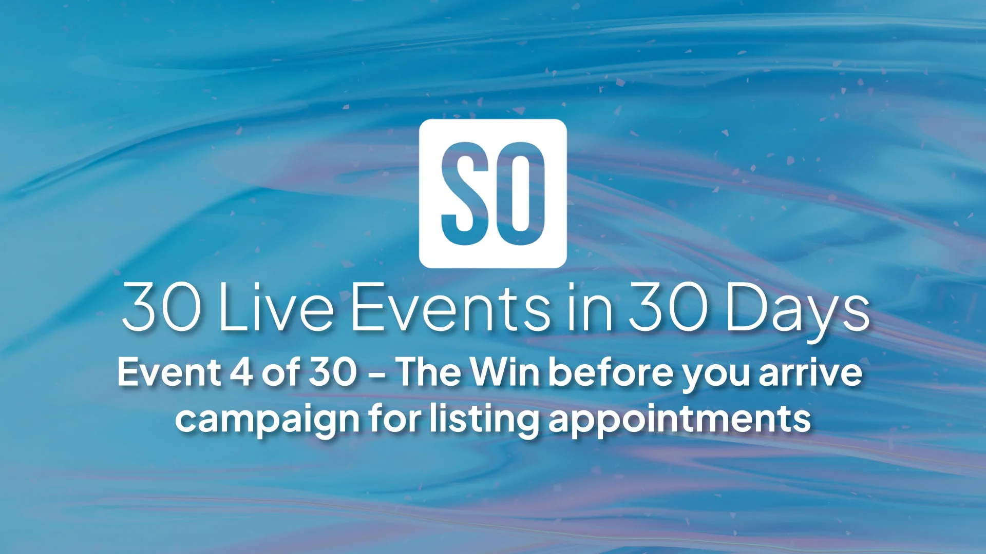 4 of 30 The Win before you arrive campaign for listing appointments on ...