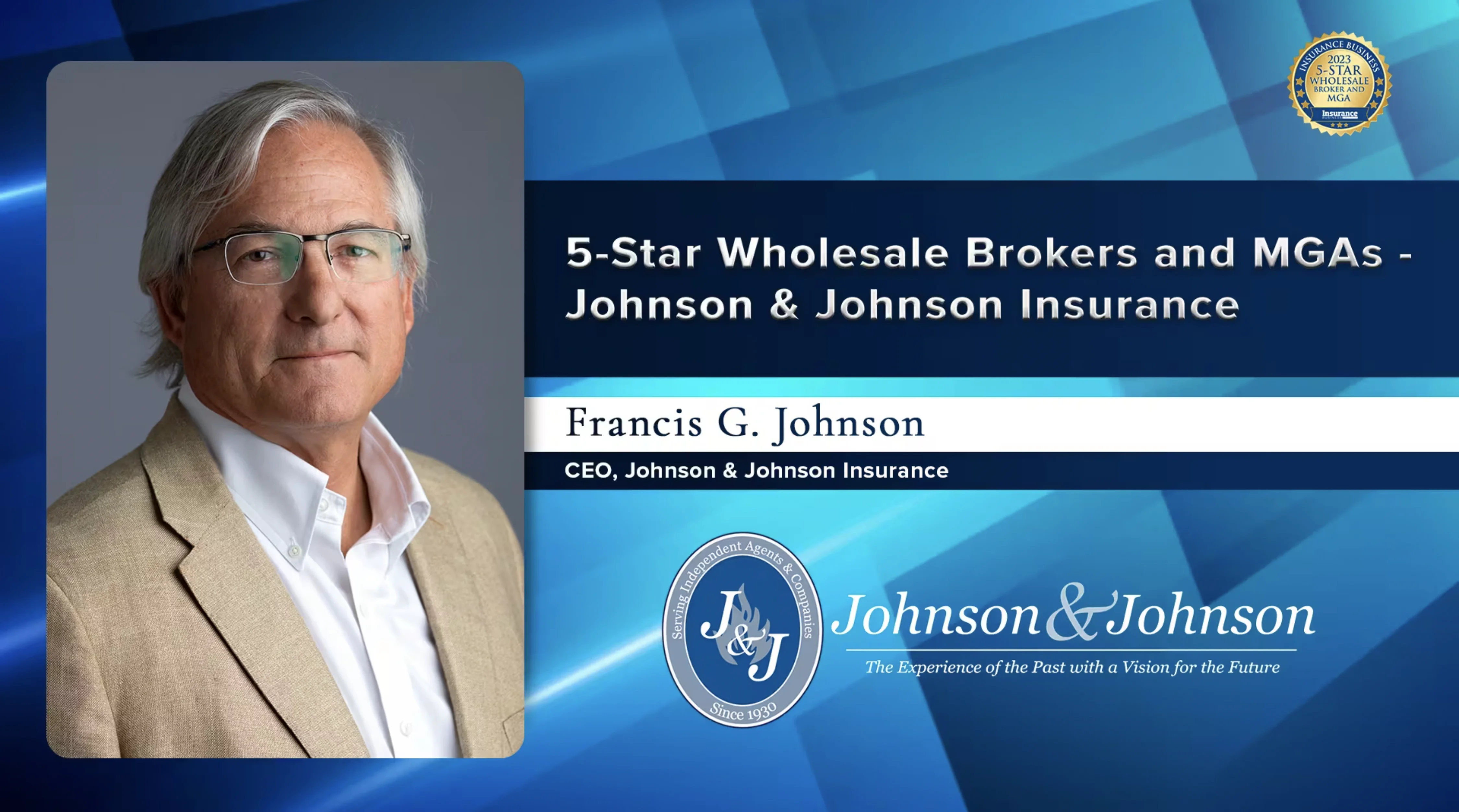 5-Star Wholesale Brokers & MGAs - Johnson & Johnson on Vimeo