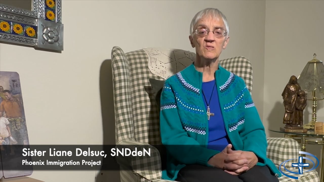 Sister Liane Delsuc, SNDdeN Immigration Stories p.2 on Vimeo
