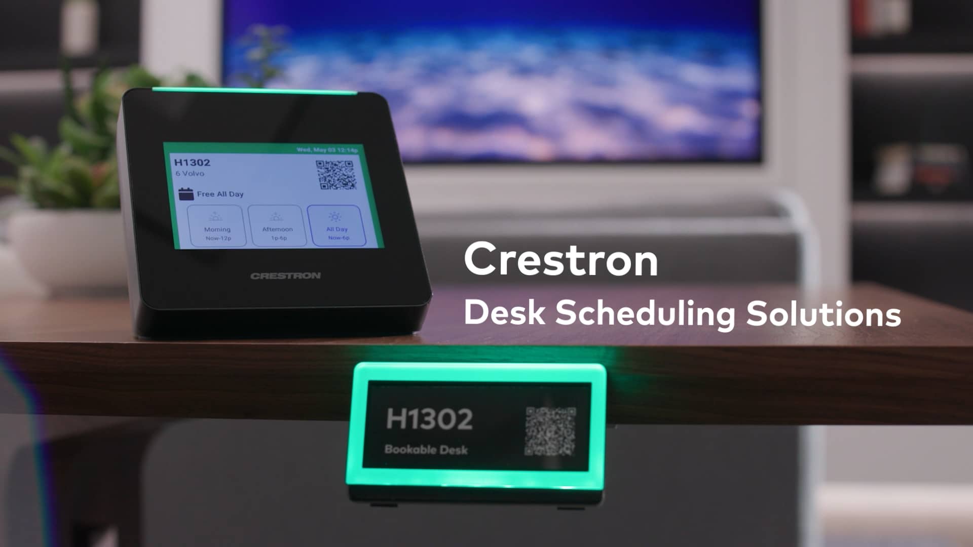 Crestron Desk Scheduling Solutions on Vimeo