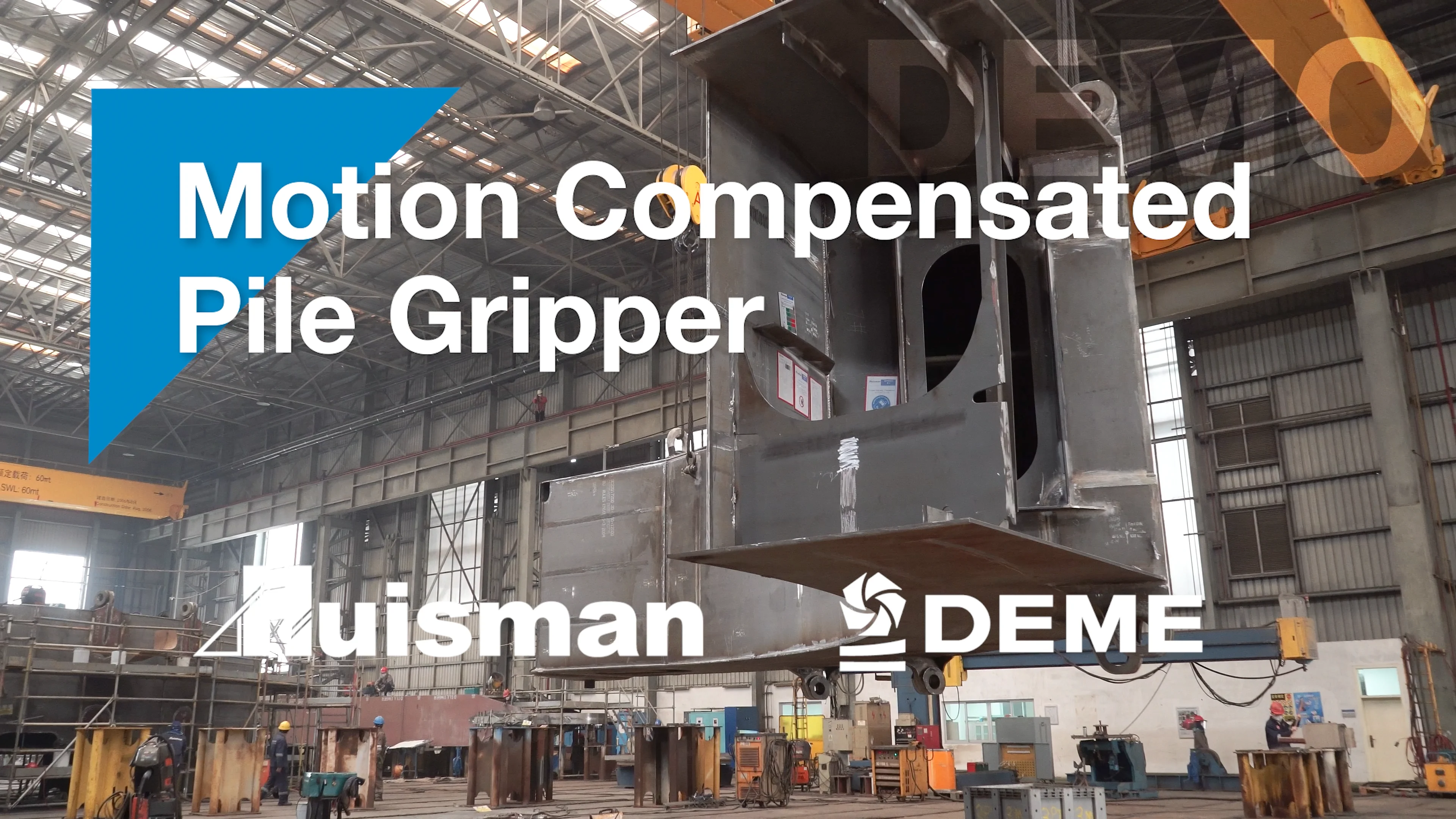 Motion Compensated Pile Gripper_DEME Orion