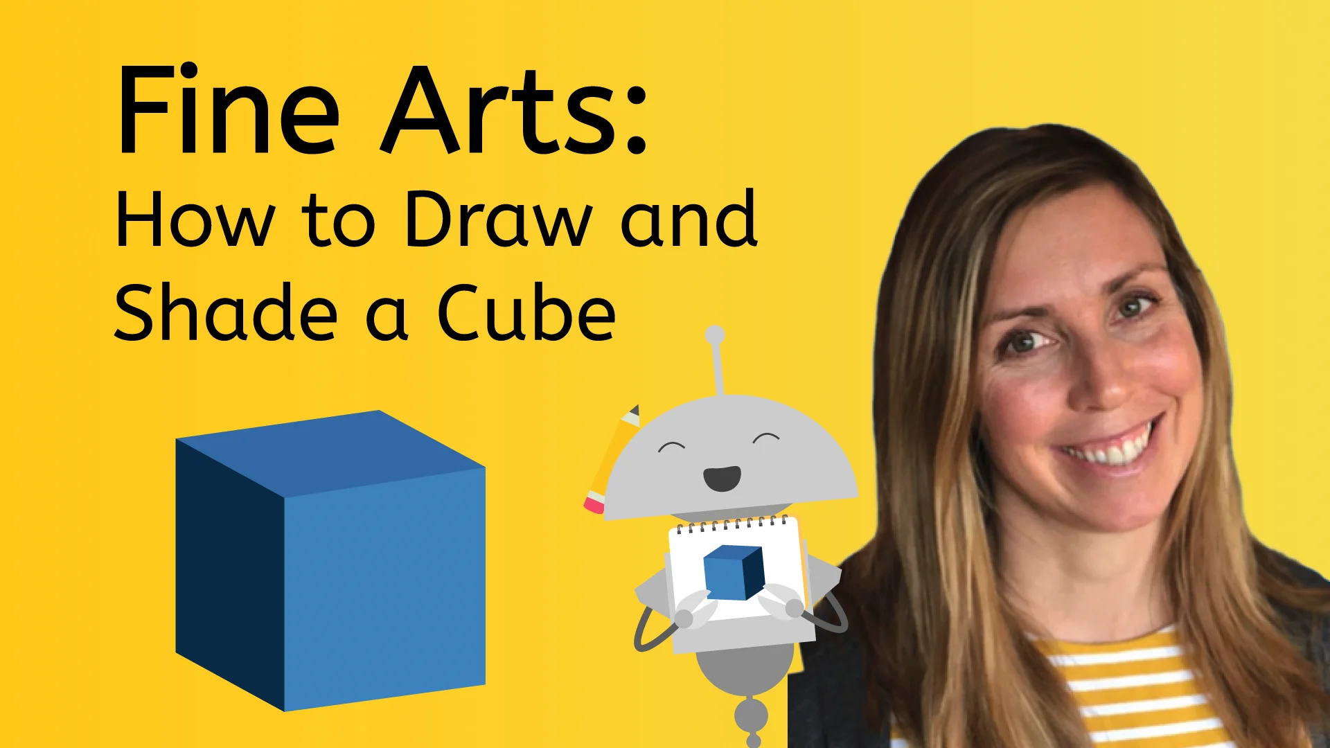 Fine Arts: How to Draw and Shade a Cube