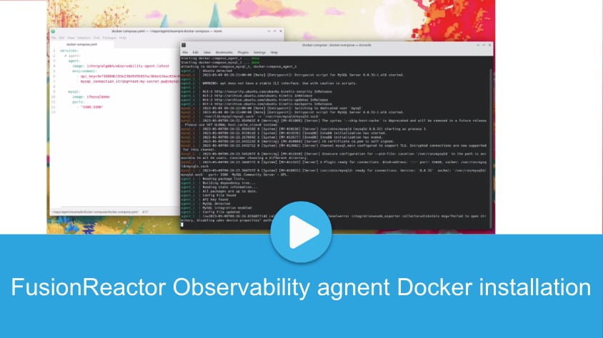 FusionReactor Observability agent Docker installation on Vimeo