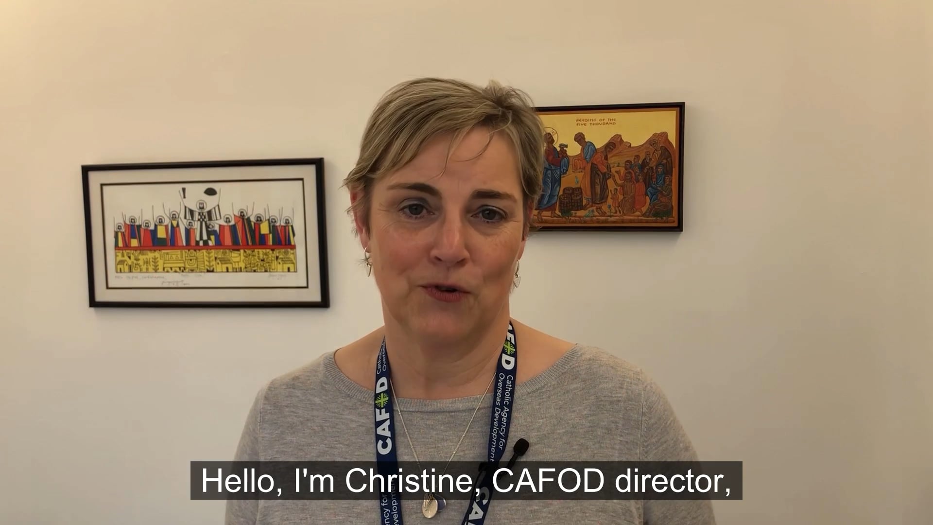 Christine Allen CAFOD Director - Volunteers Week 2023 Thank You Message ...