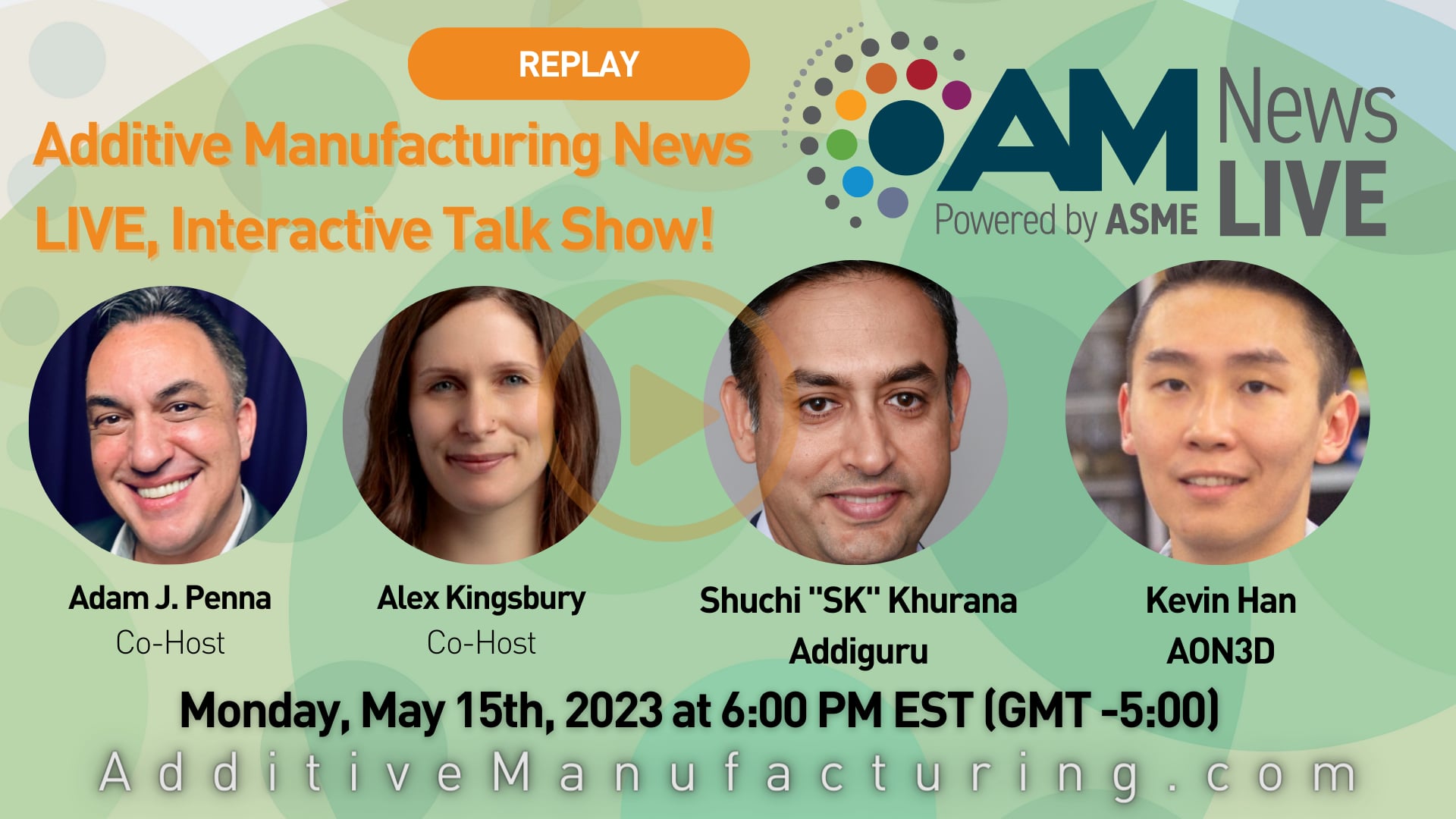 AM News LIVE EP30: Addiguru and AON3D - MONDAY May 15th on Vimeo