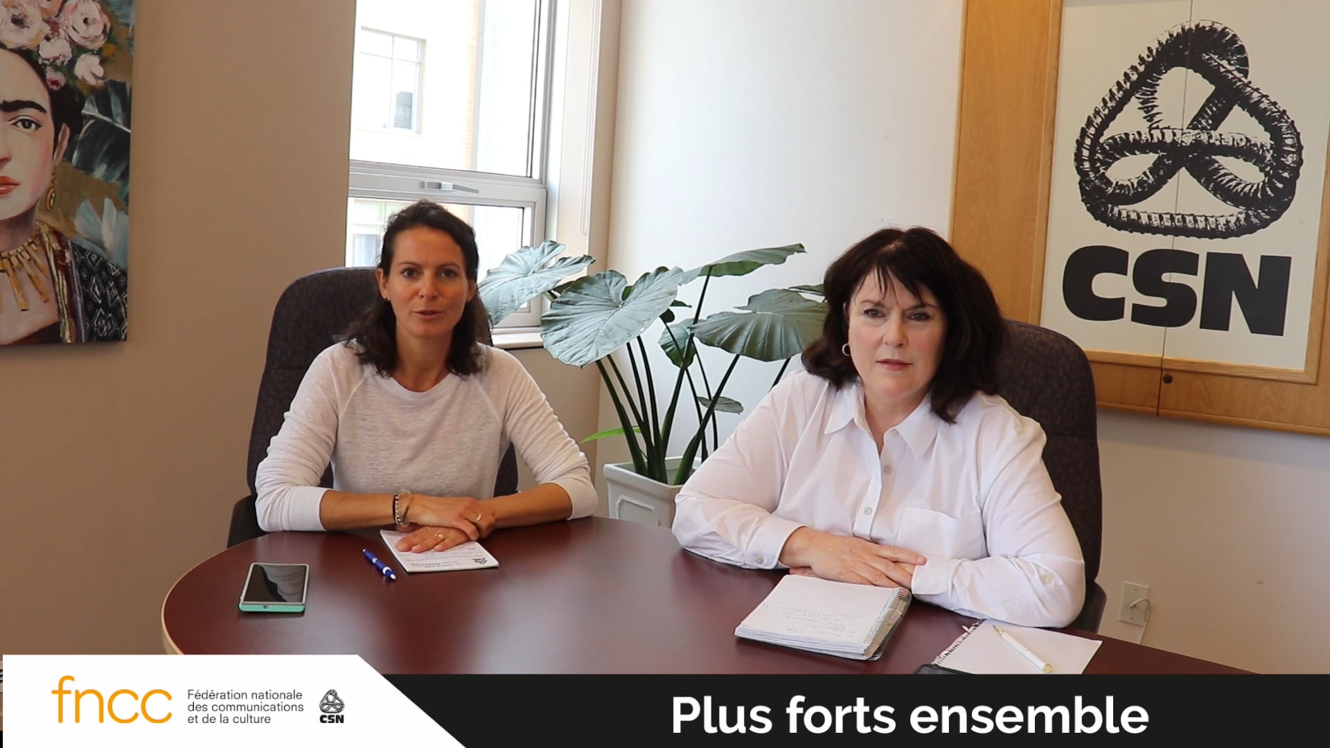 Un mot d’Annick Charette, présidente de la FNCC–CSN on Vimeo