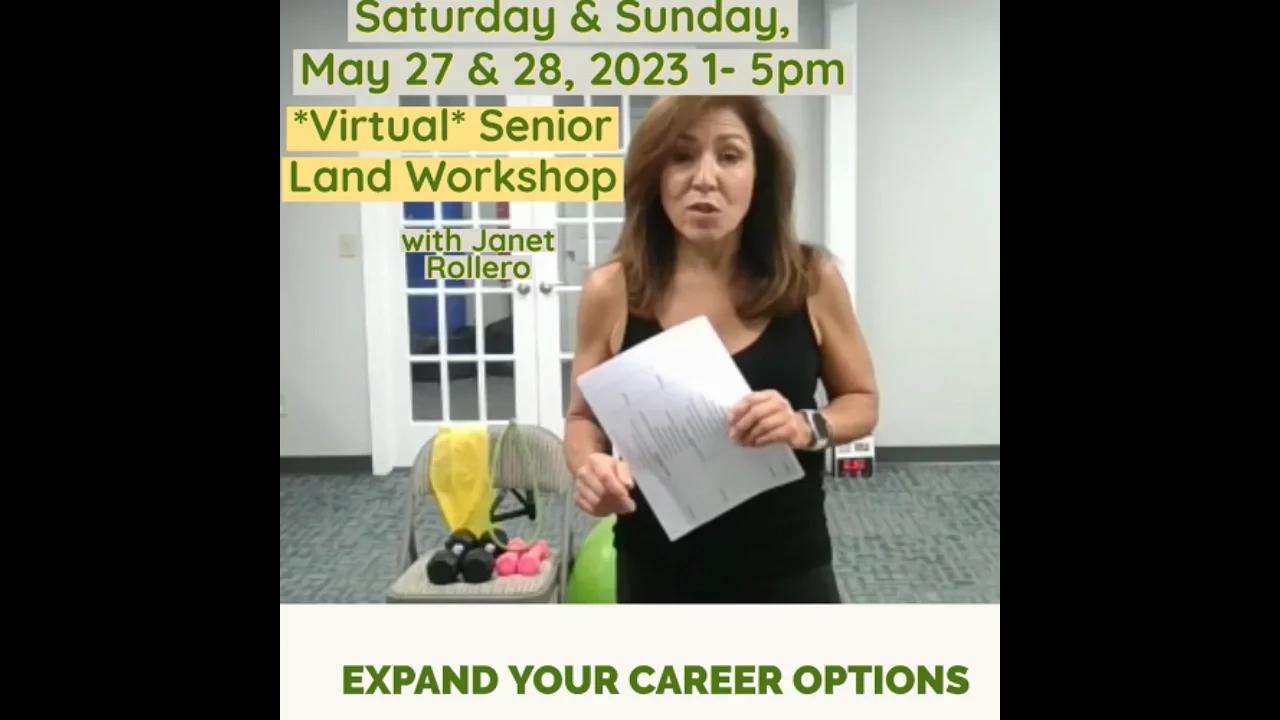 FIT TIP: Senior Land Fitness with Janet Rollero on Vimeo