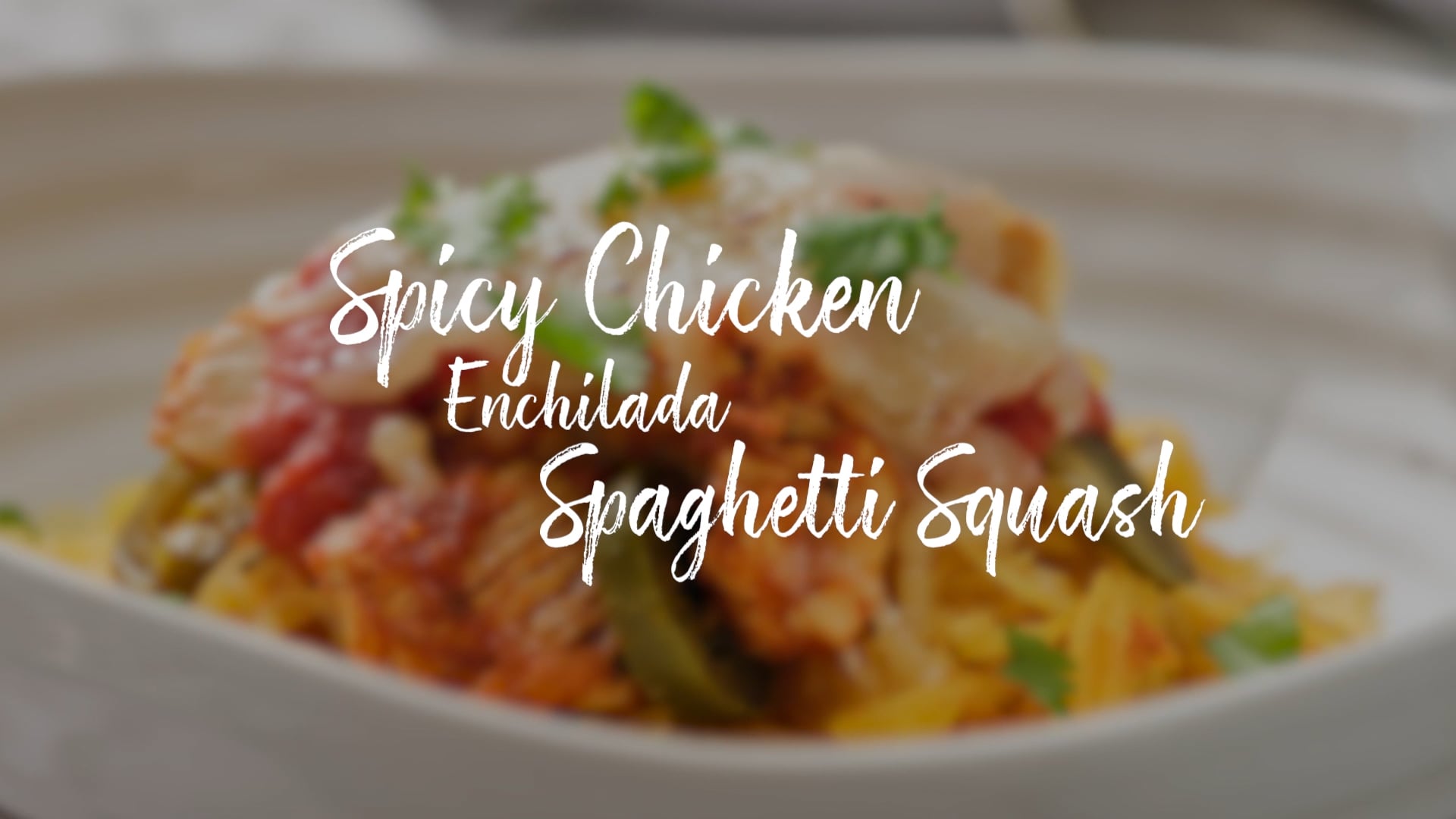 Dairy Farmers of Ontario Spicy Chicken Enchilada Spaghetti Squash ...