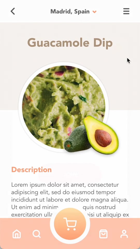 Evie's Dips & Sauces - UI on Vimeo