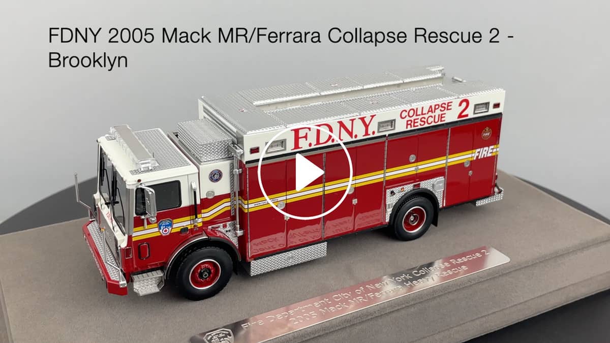 FDNY 2005 Mack MR/Ferrara Collapse Rescue 2 - Brooklyn on Vimeo