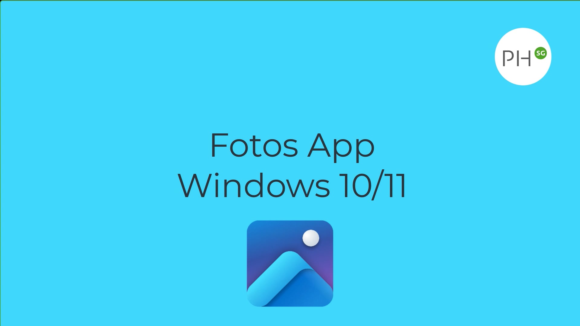 Fotos App Windows 10/11 on Vimeo