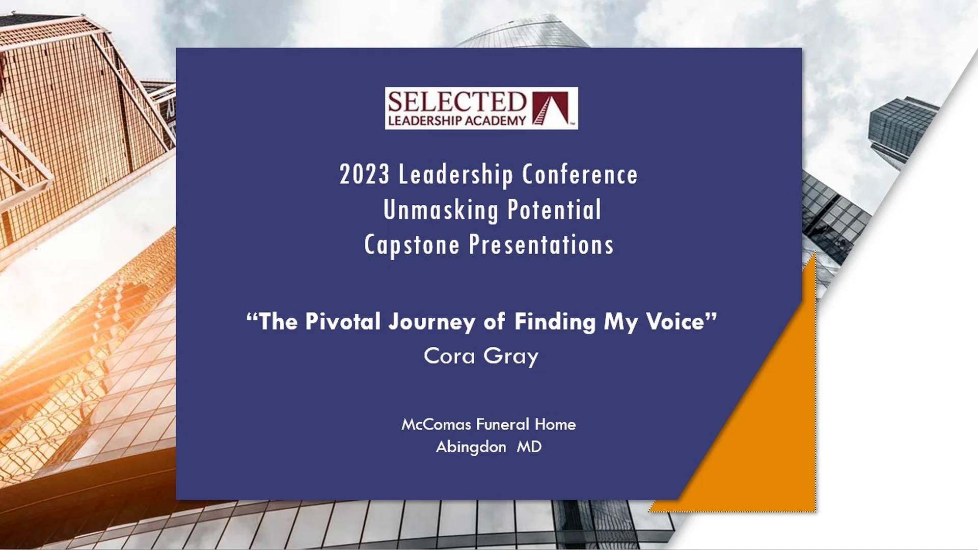 Cora Gray Capstone video on Vimeo