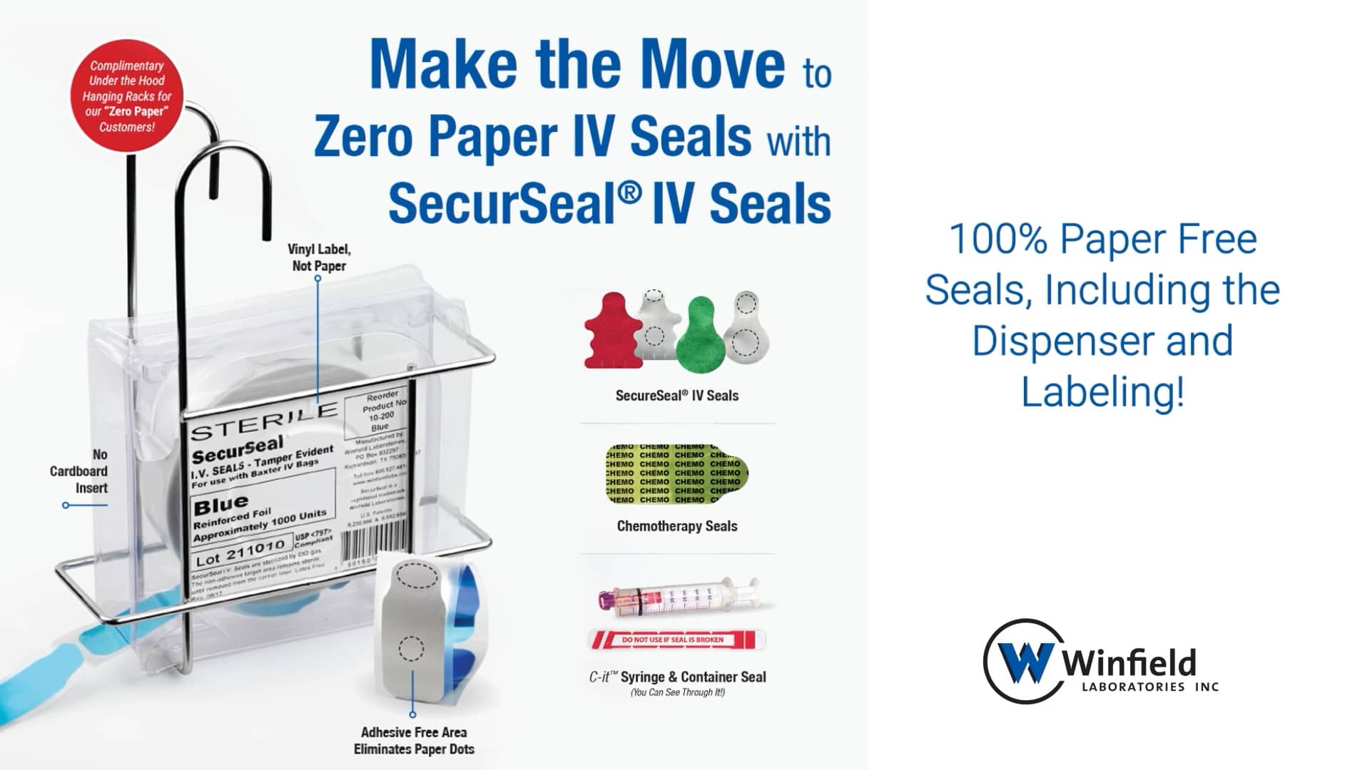 Winfield Laboratories | Make the Move to Zero Paper IV Seals with ...