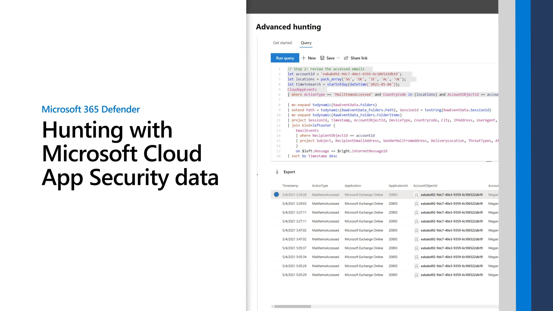 Microsoft 365 Defender: Hunting with Microsoft Cloud App Security data ...