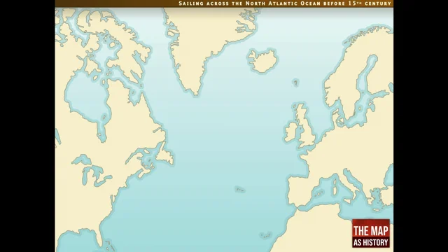 Printable North Atlantic Map Blank