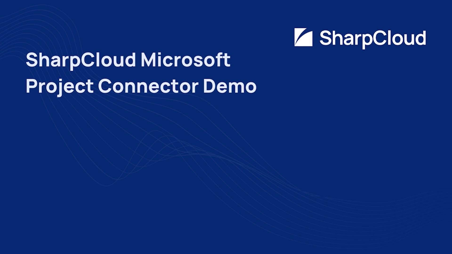 SharpCloud’s Bi-Directional Microsoft Project Connector Demo on Vimeo