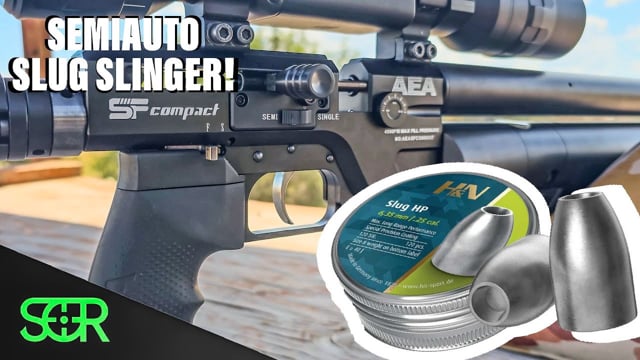 SLUG TEST in AEA SF Compact with H+N Slugs - Airgun101