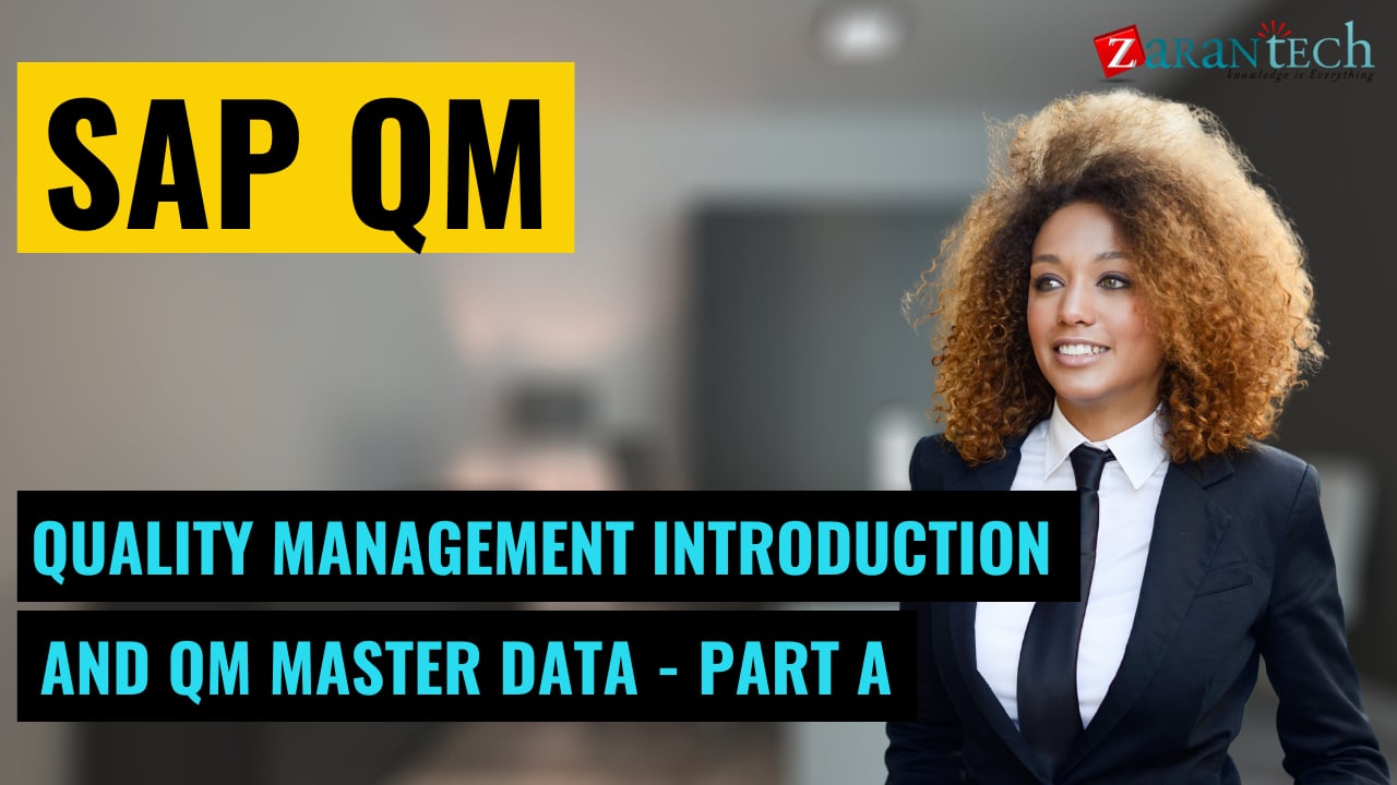 Quality Management Introduction and QM Master Data - Part A - SAP QM ...