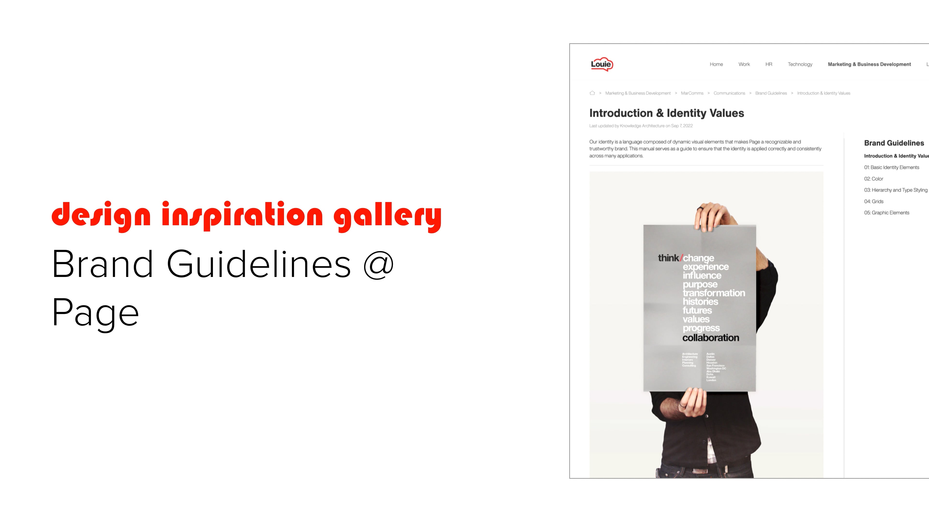 DIG: Brand Guidelines @ Page on Vimeo
