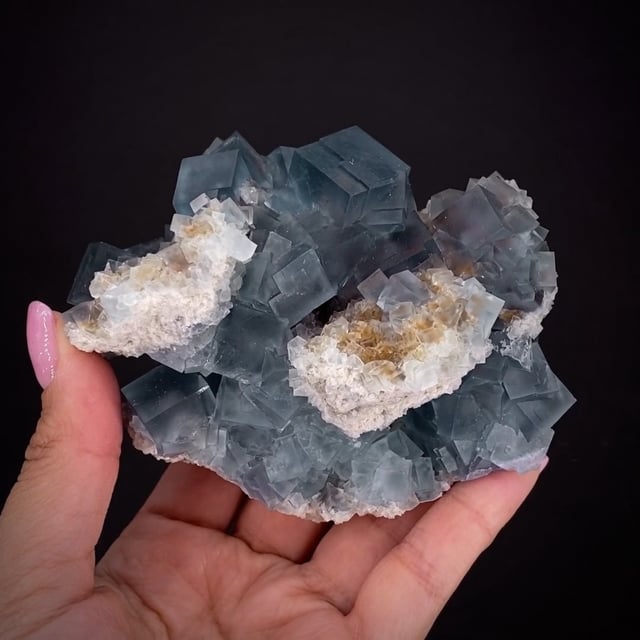 Italian Blue Fluorite Mineral Specimens