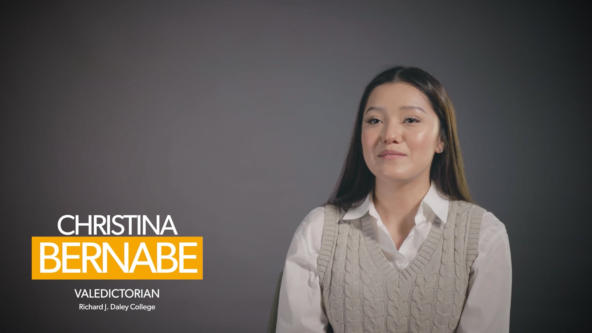 Success Story: Daley College 2023 Valedictorian Christina Bernabe on Vimeo