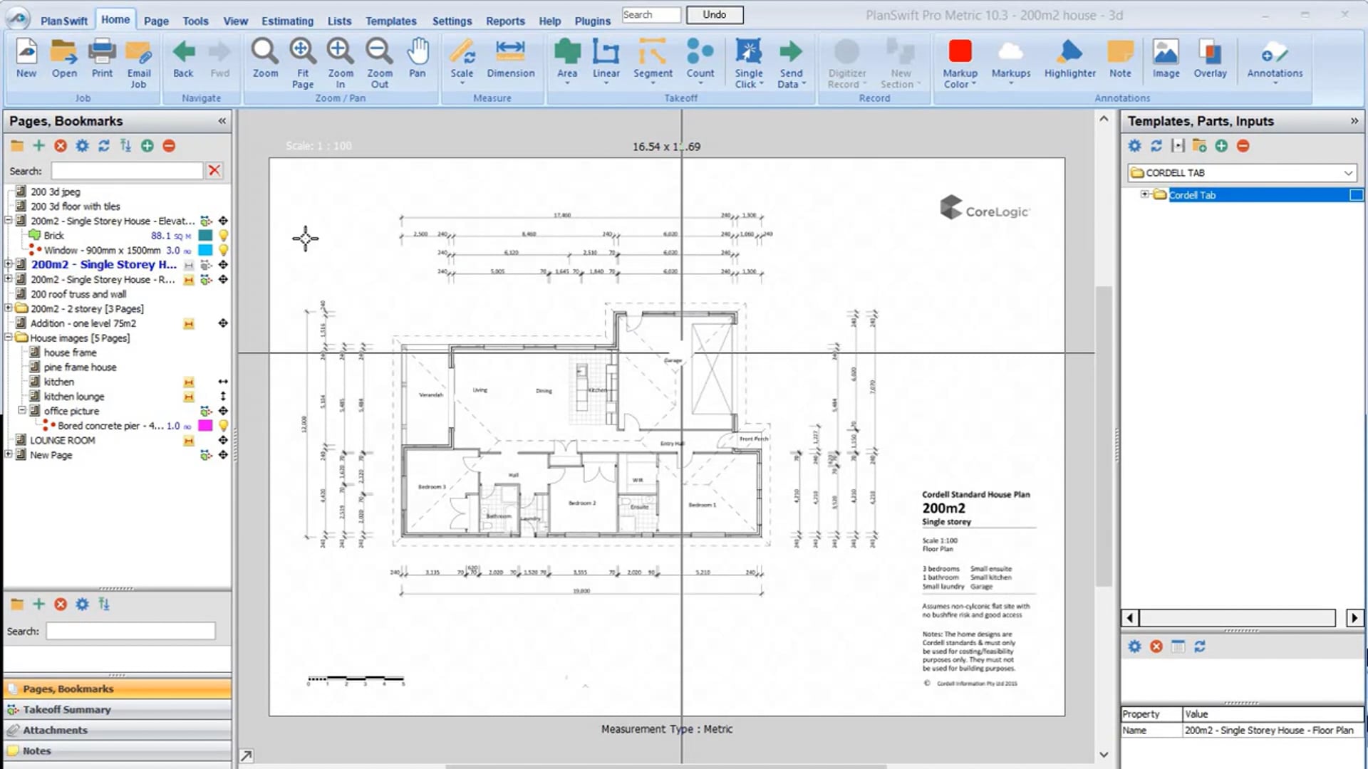 Planswift-Cordell Tab Combined Estimator Platinum on Vimeo