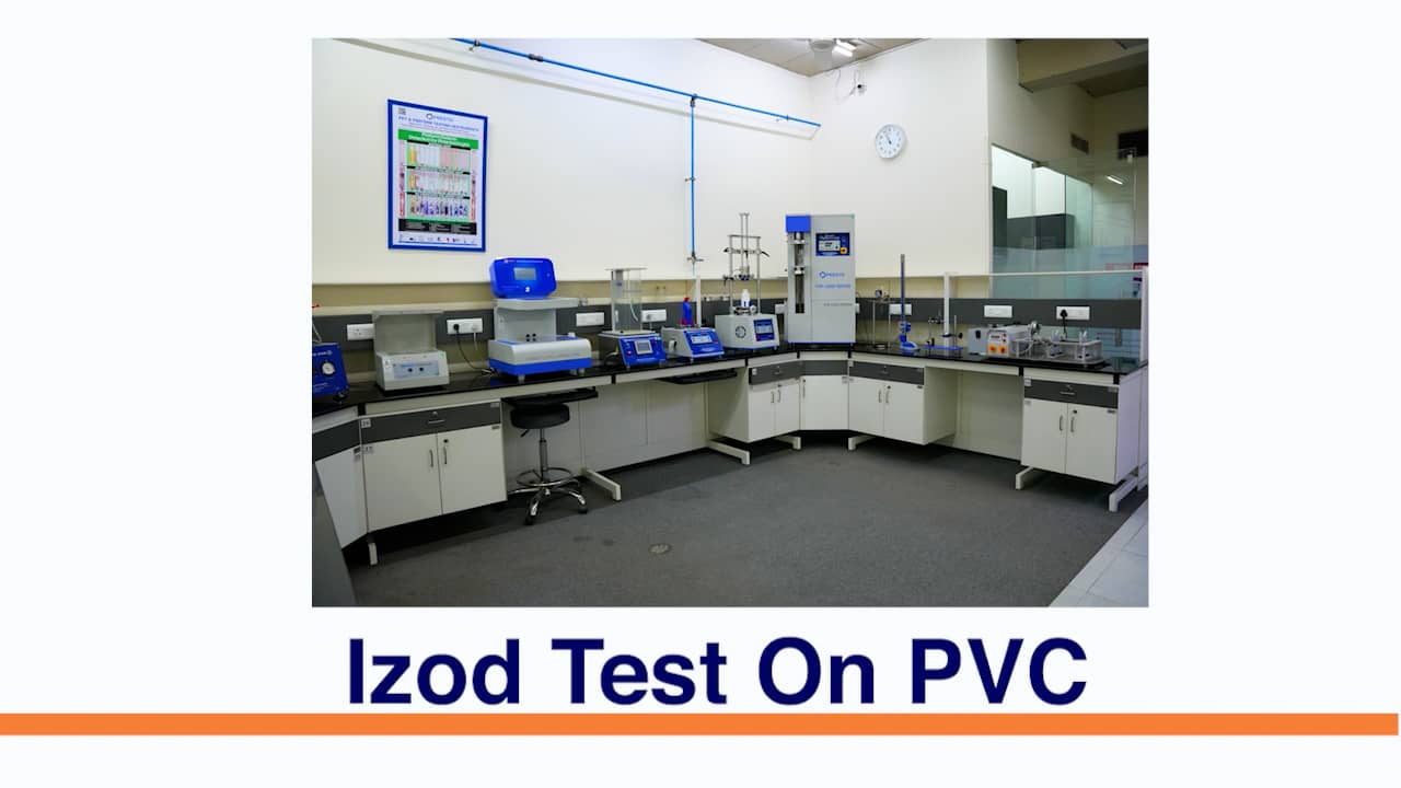 Izod test on PVC on Vimeo