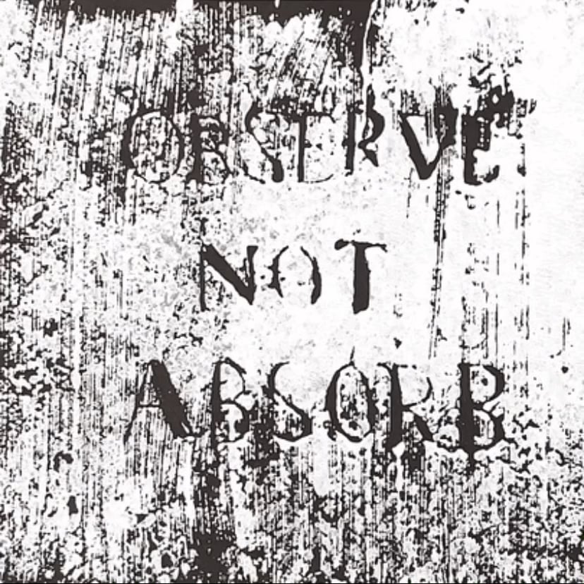 'OBSERVE NOT ABSORB' GIF on Vimeo