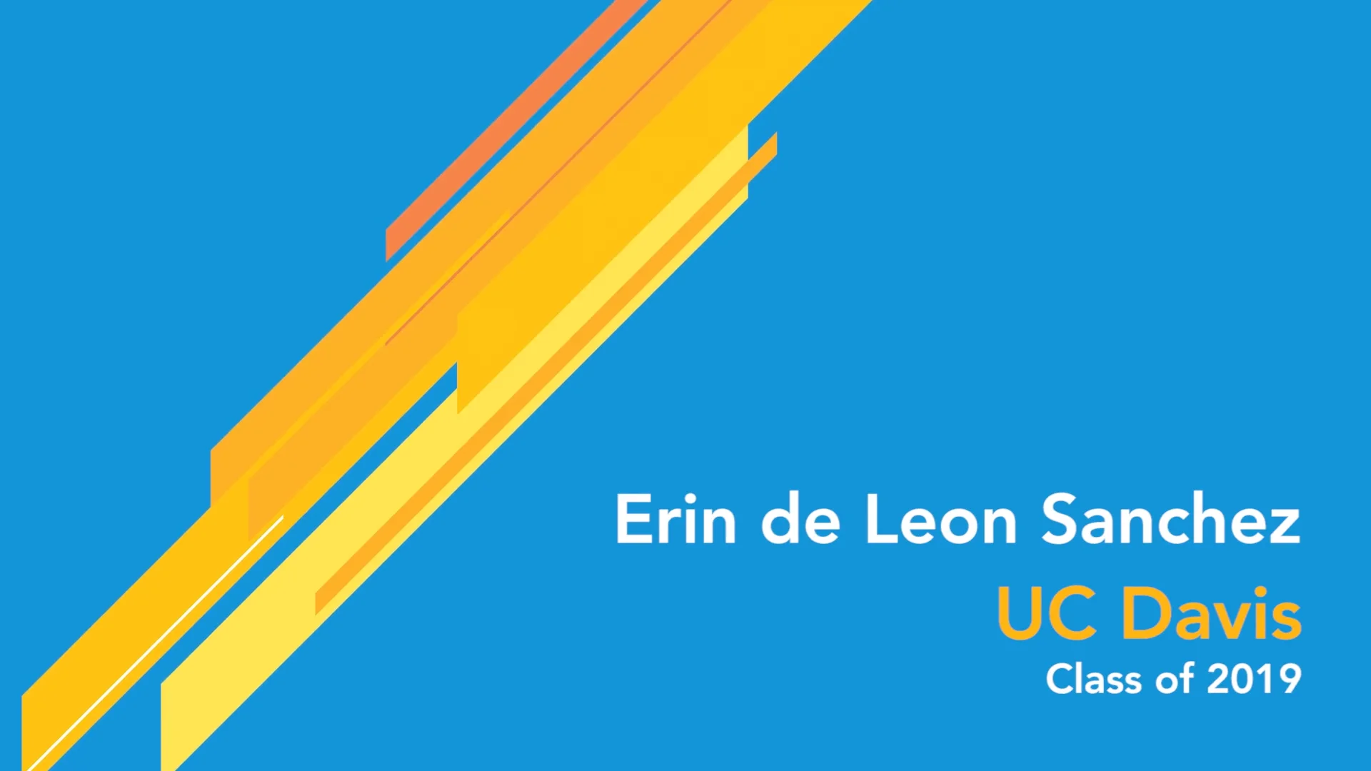 UC LEADS Scholar Spotlight, Erin de Leon Sanchez, UC Davis on Vimeo