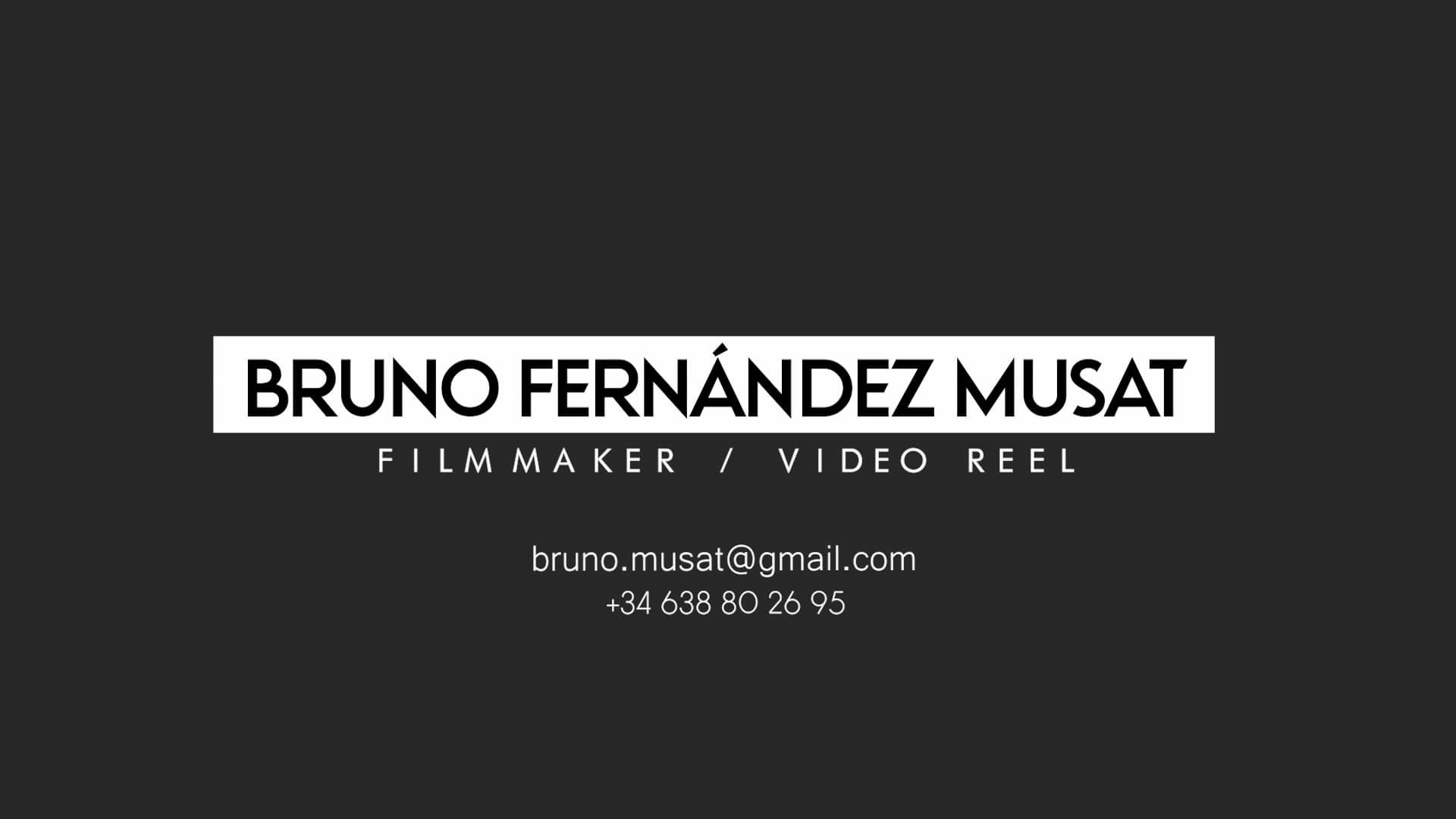 Bruno Fdez Musat - Video Reel Mayo 2023 on Vimeo