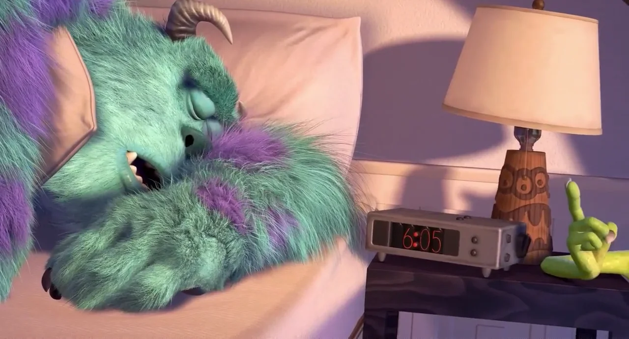 Monsters Inc – Mike and Sully Morning Routine